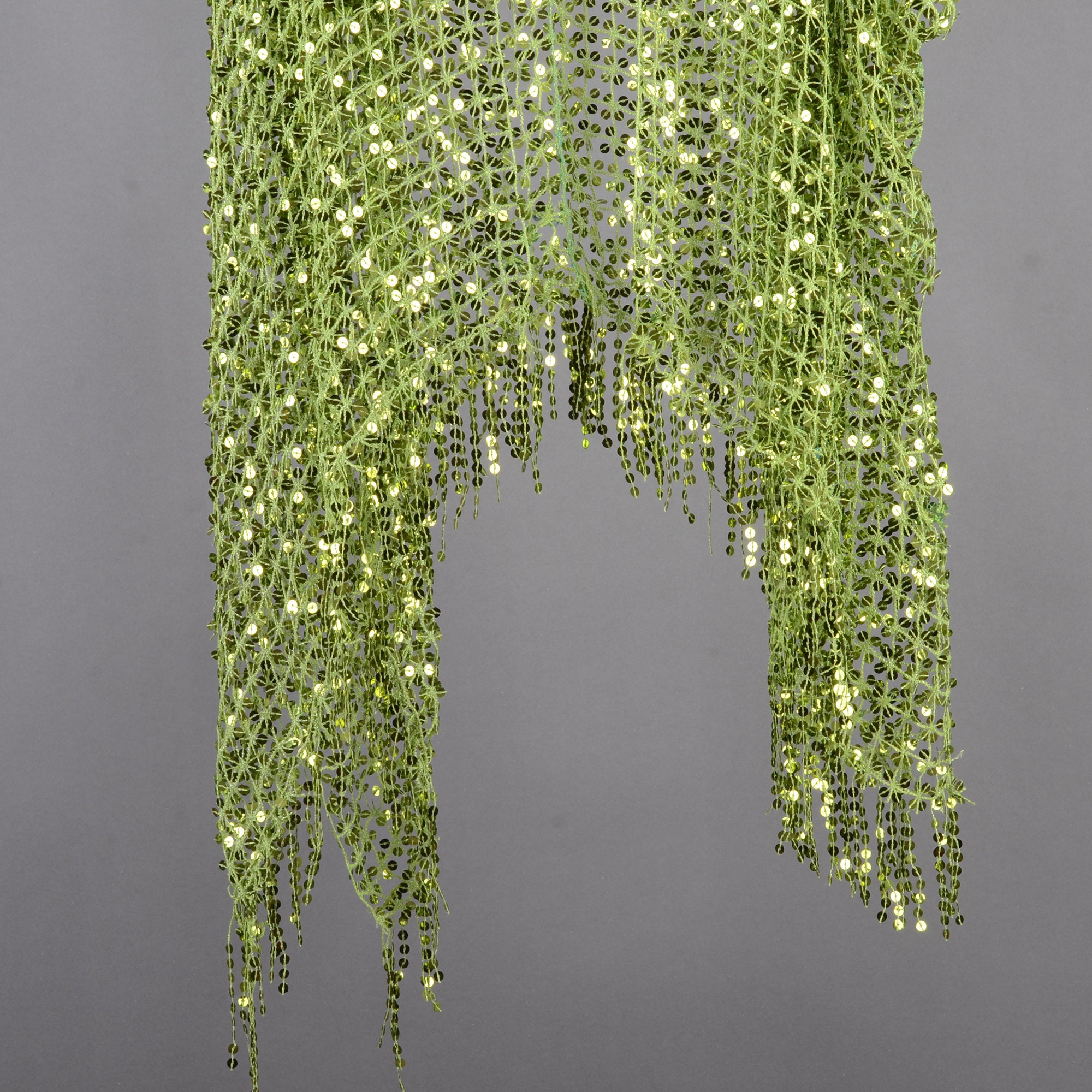 Green Sequin Kimono: Sheer Boho Beach Cover-up - Etsy