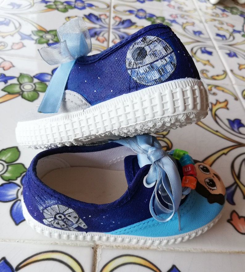 Star Wars, Custom Hand Painted Sneakers. - Etsy