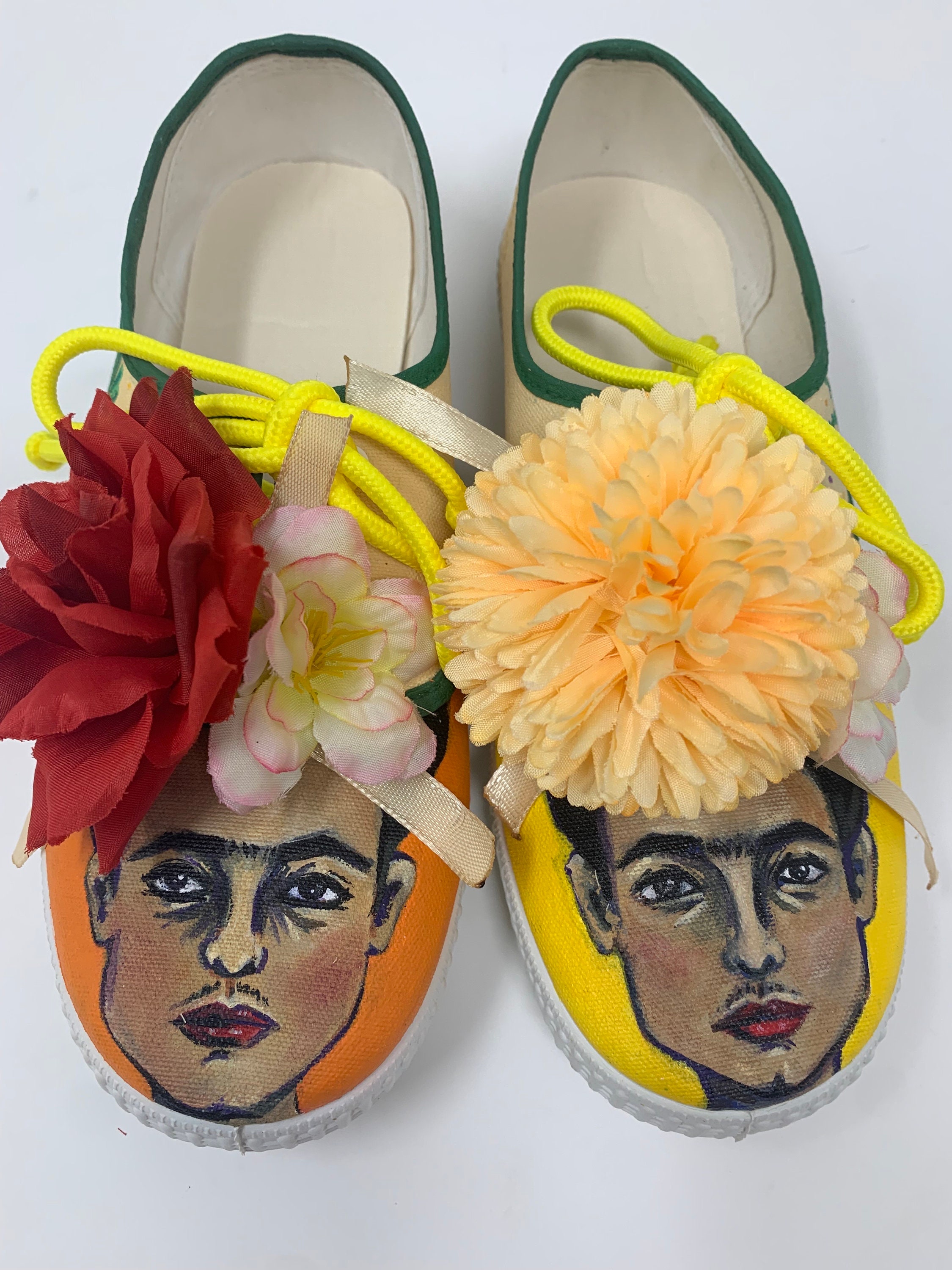 Frida Kahlo Custom Hand Painted Sneakers. - Etsy