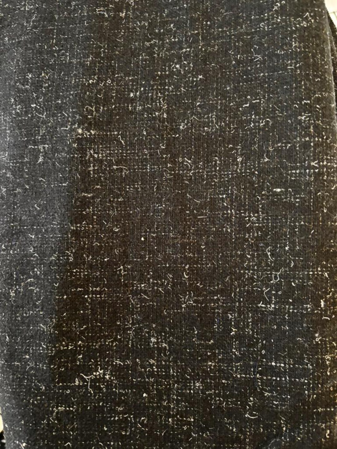 Vintage Wool Midweight Black Light Gray Nubs Fabric Jacket Vest Skirt ...