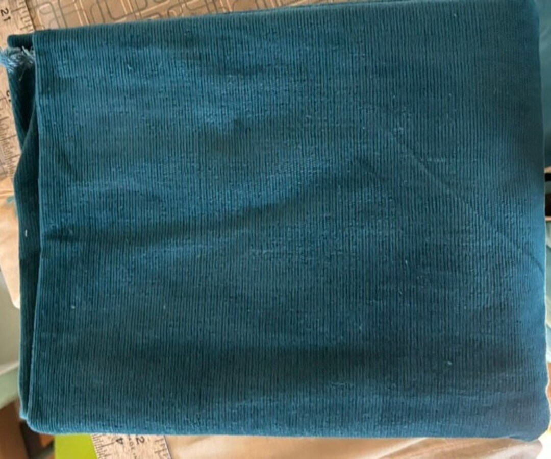 No Wale Corduroy Bedford Cloth Dark Teal, Skirt, Pillow or Chair Cover ...