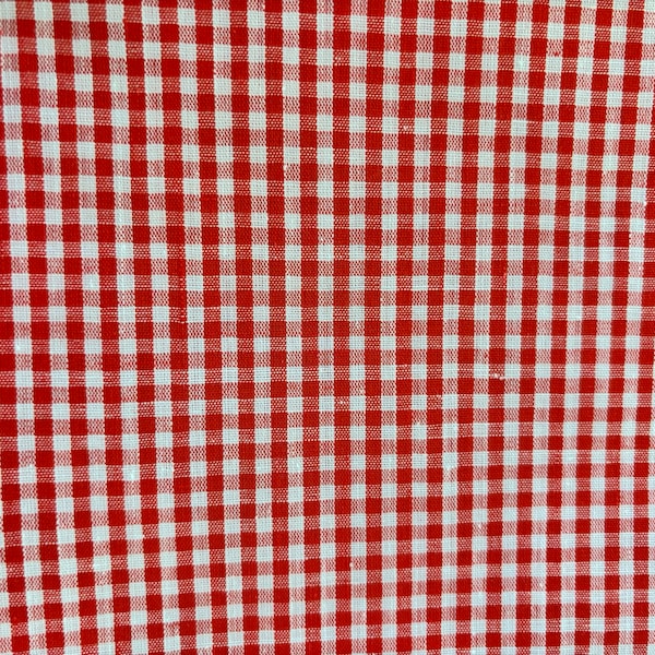 Red Gingham Check - Etsy