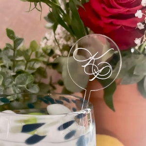 Logo Drink Stirrers - Logo Barware - Wedding Stir Sticks - Wedding Logo ...