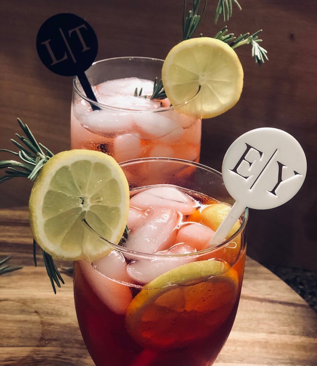 Custom Swizzle Sticks - Plastic Acrylic Cocktail Stirrer , Wedding ...