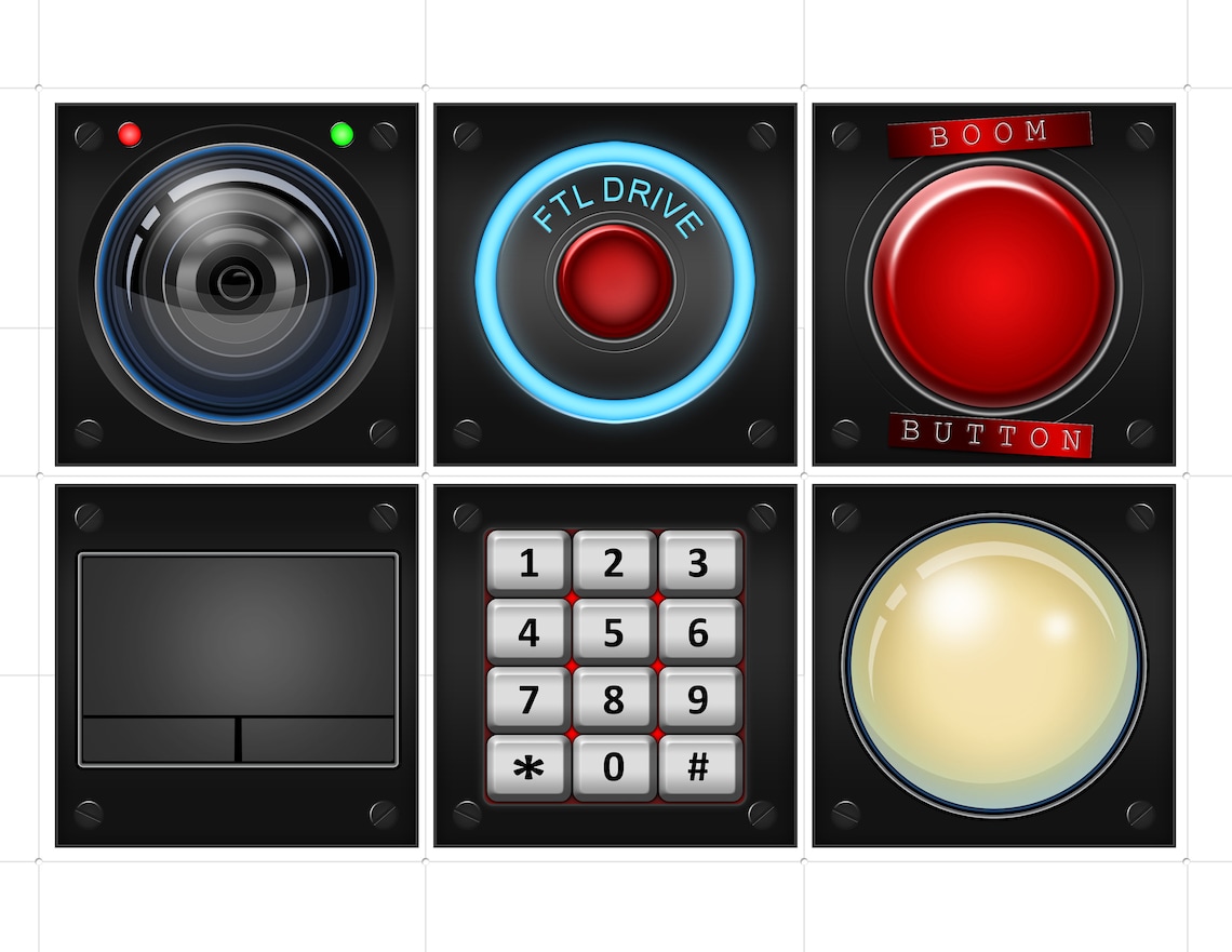 Super Deluxe Control Panels-colorbook4nerdlings - Etsy