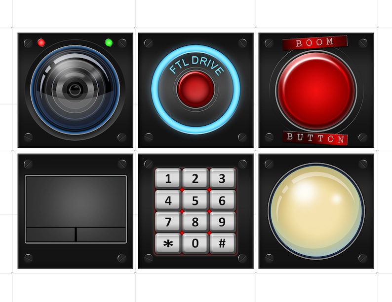 Super Deluxe Control Panels-colorbook4nerdlings - Etsy