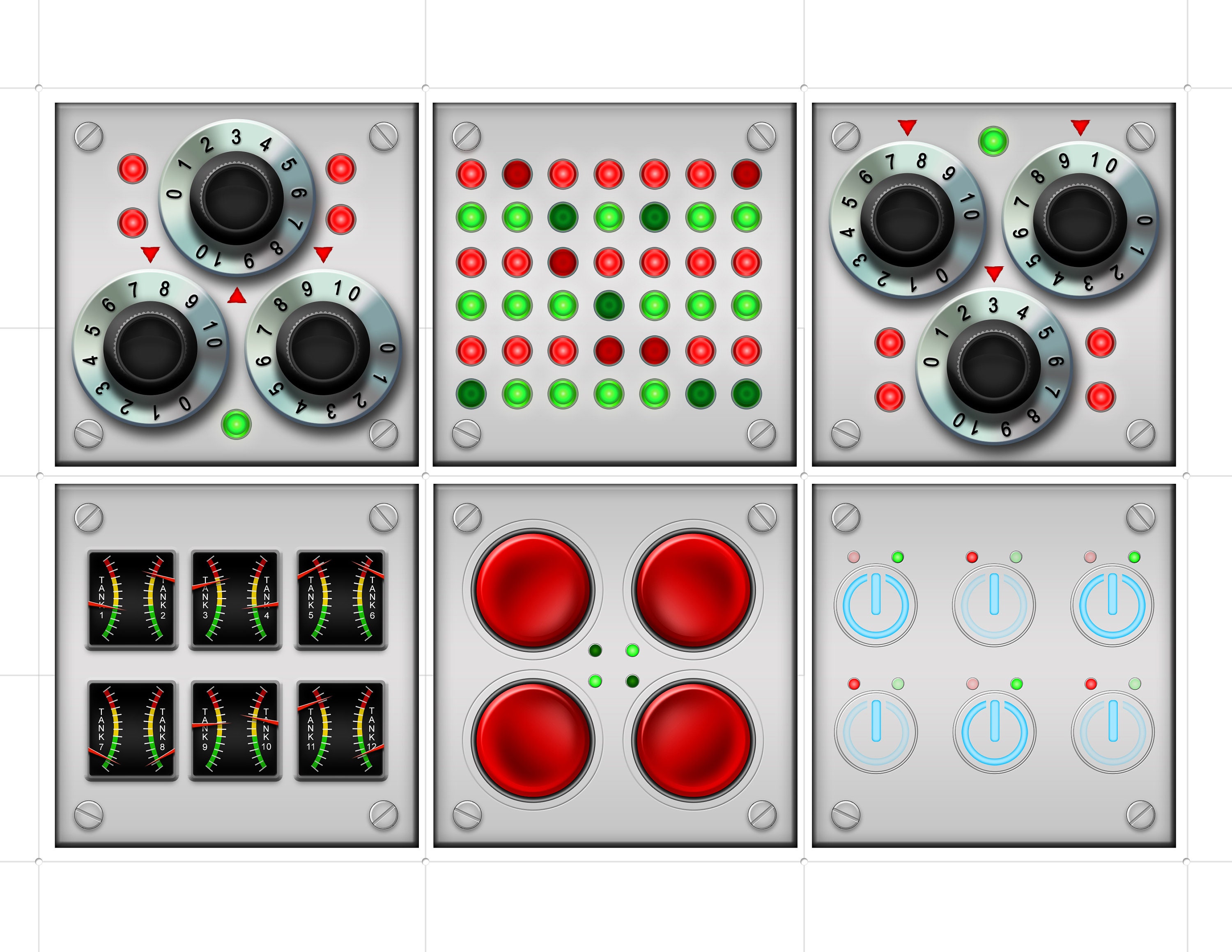 Super Deluxe Control Panels-colorbook4nerdlings - Etsy