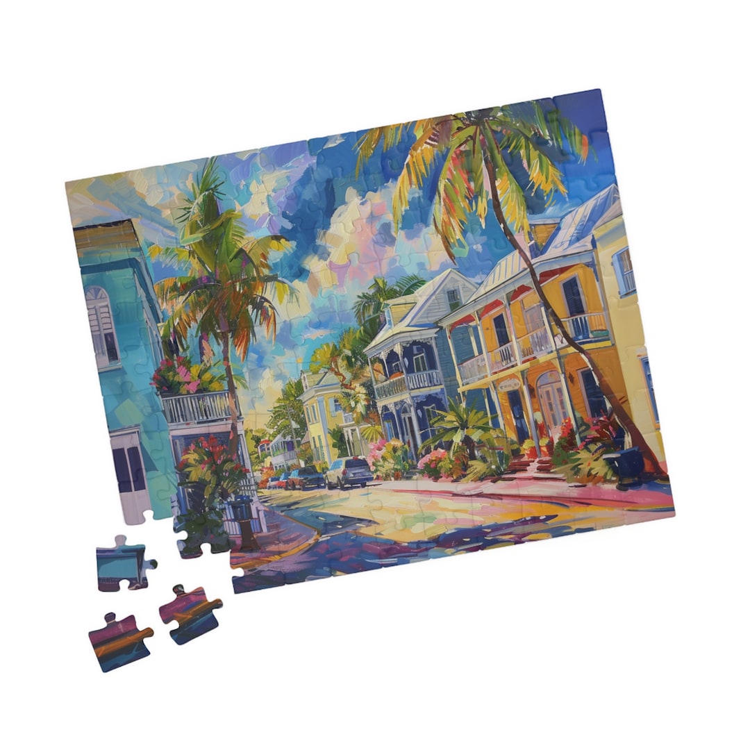Key West Florida Puzzle 110, 252, 520, 1014-piece, Jigsaw Puzzle, Brain ...