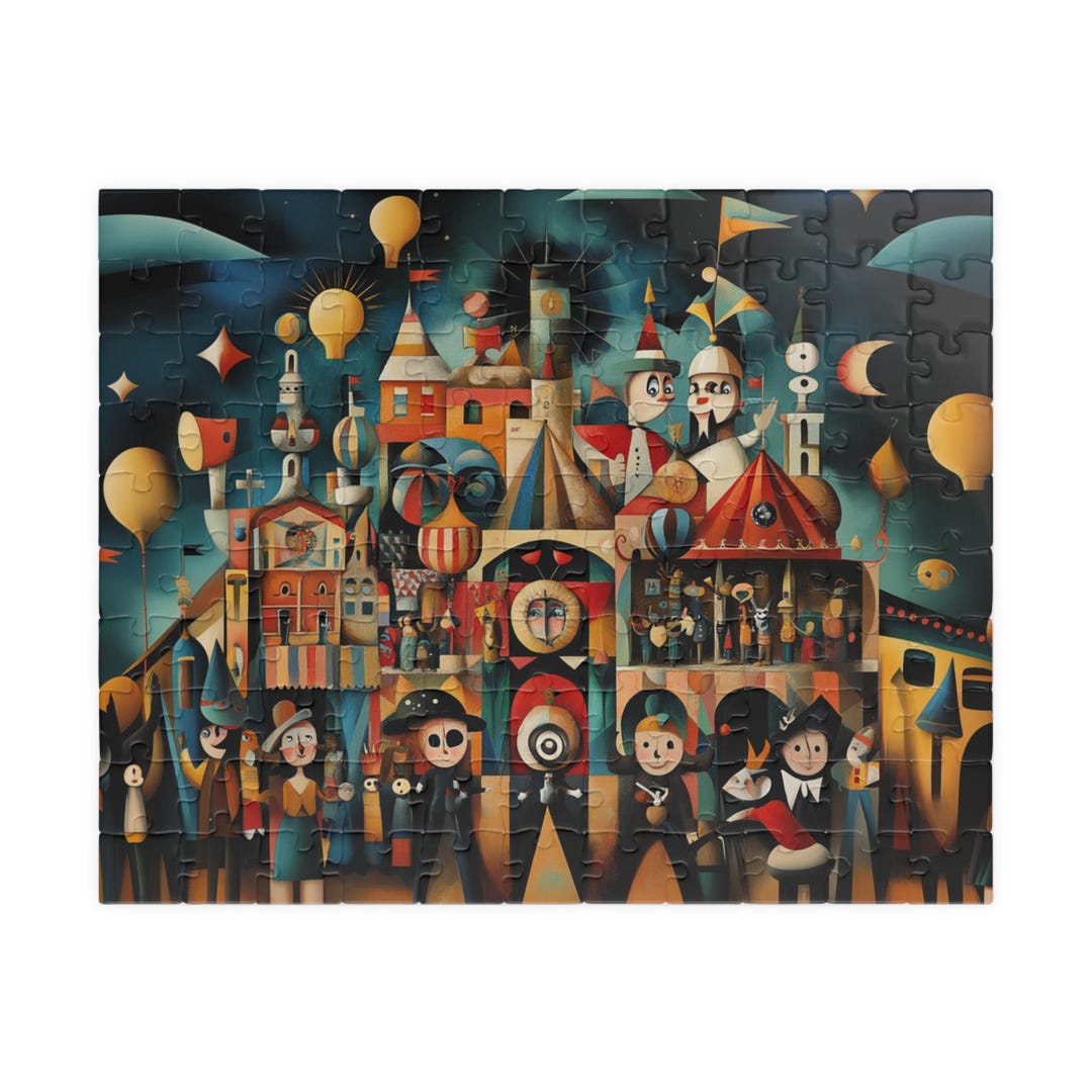 Carnival Puzzle 110, 252, 520, 1014-piece Abstract Puzzle, Jigsaw ...