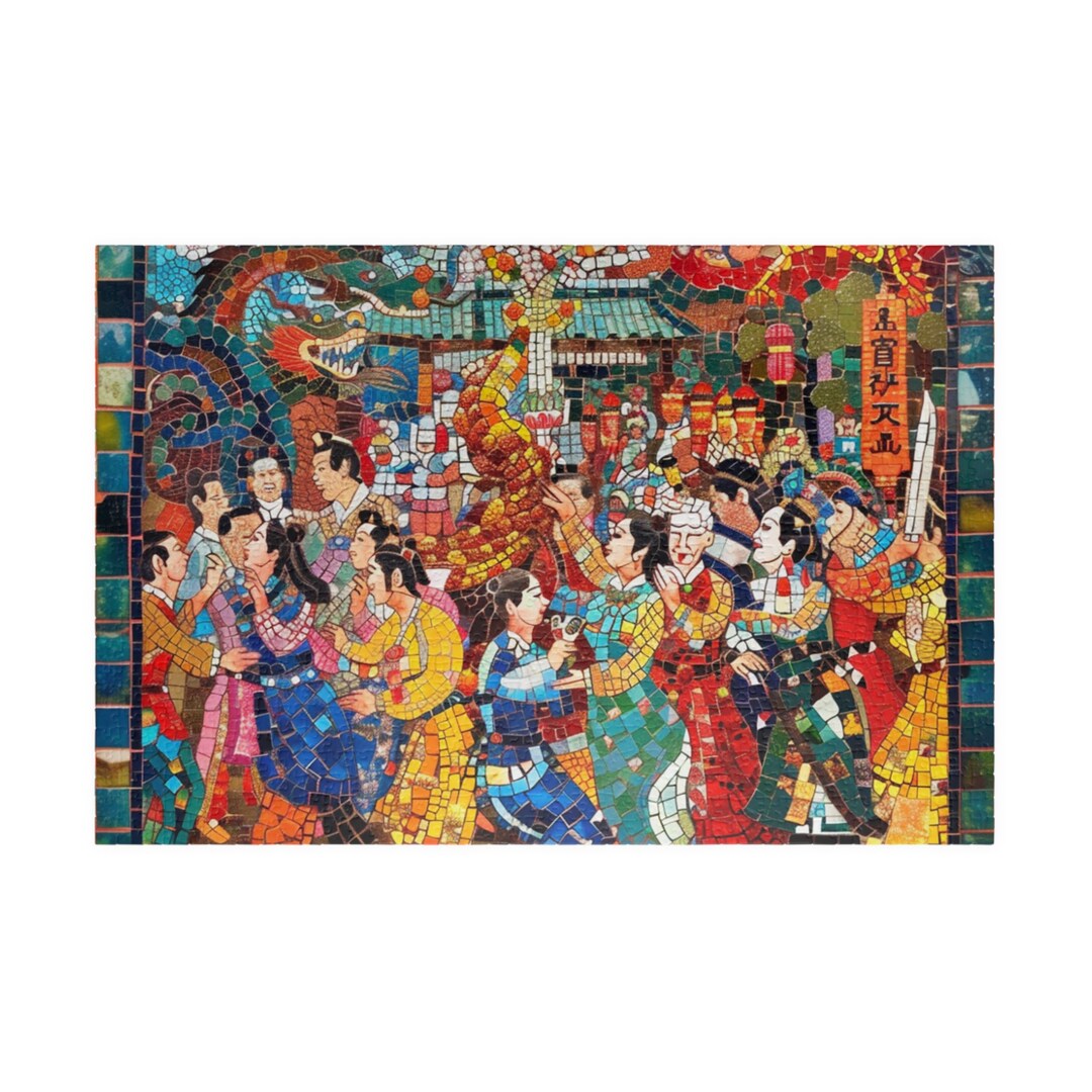 ON SALE, Chinese New Year Puzzle (110, 252, 520, 1014-piece), Jigsaw ...