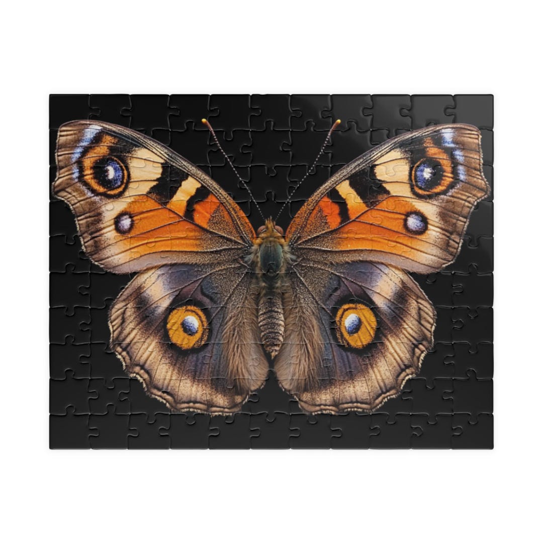Common Buckeye Butterfly Jigsaw Puzzle Bug Jigsaw Puzzle Bug Game Gift ...