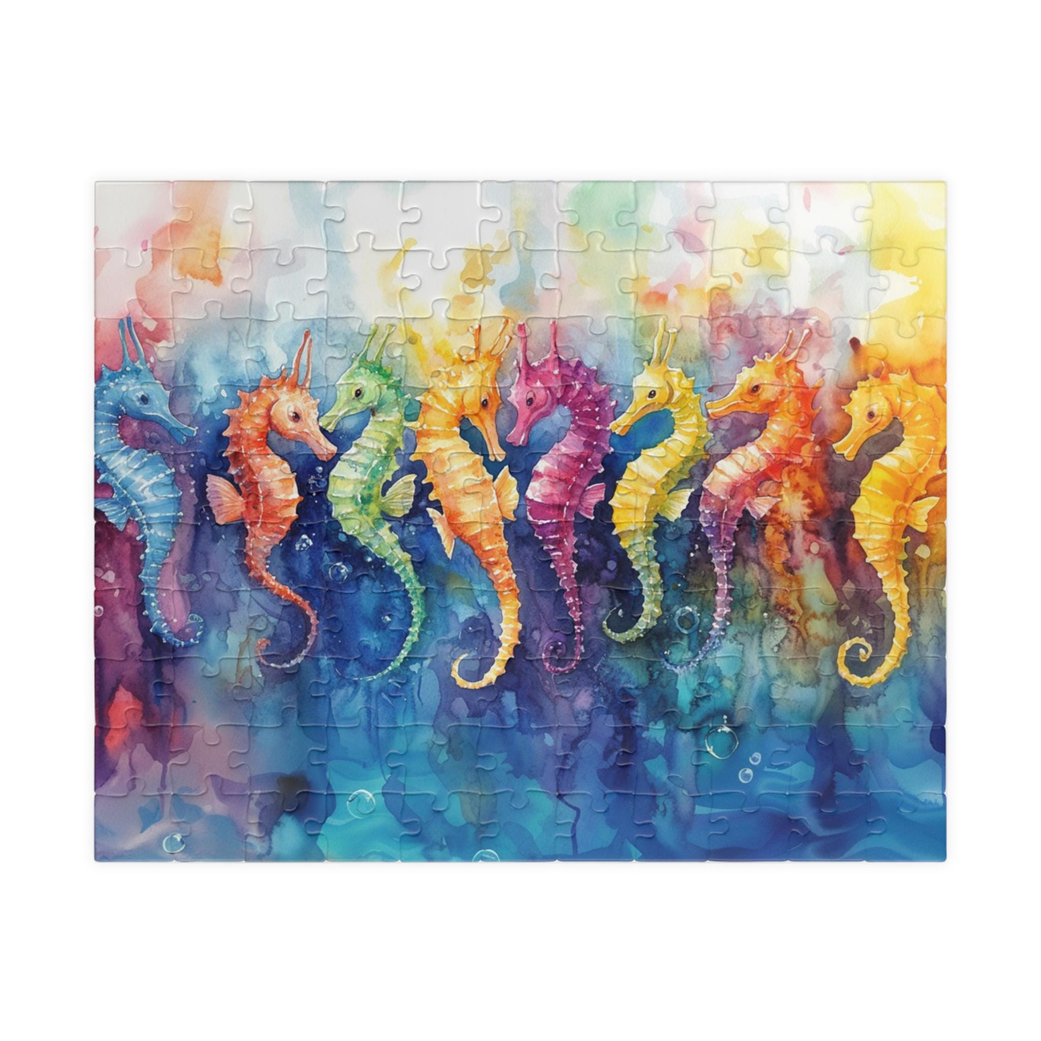 Seahorse Puzzle 110, 252, 520, 1014-piece Seahorses Puzzle - Etsy