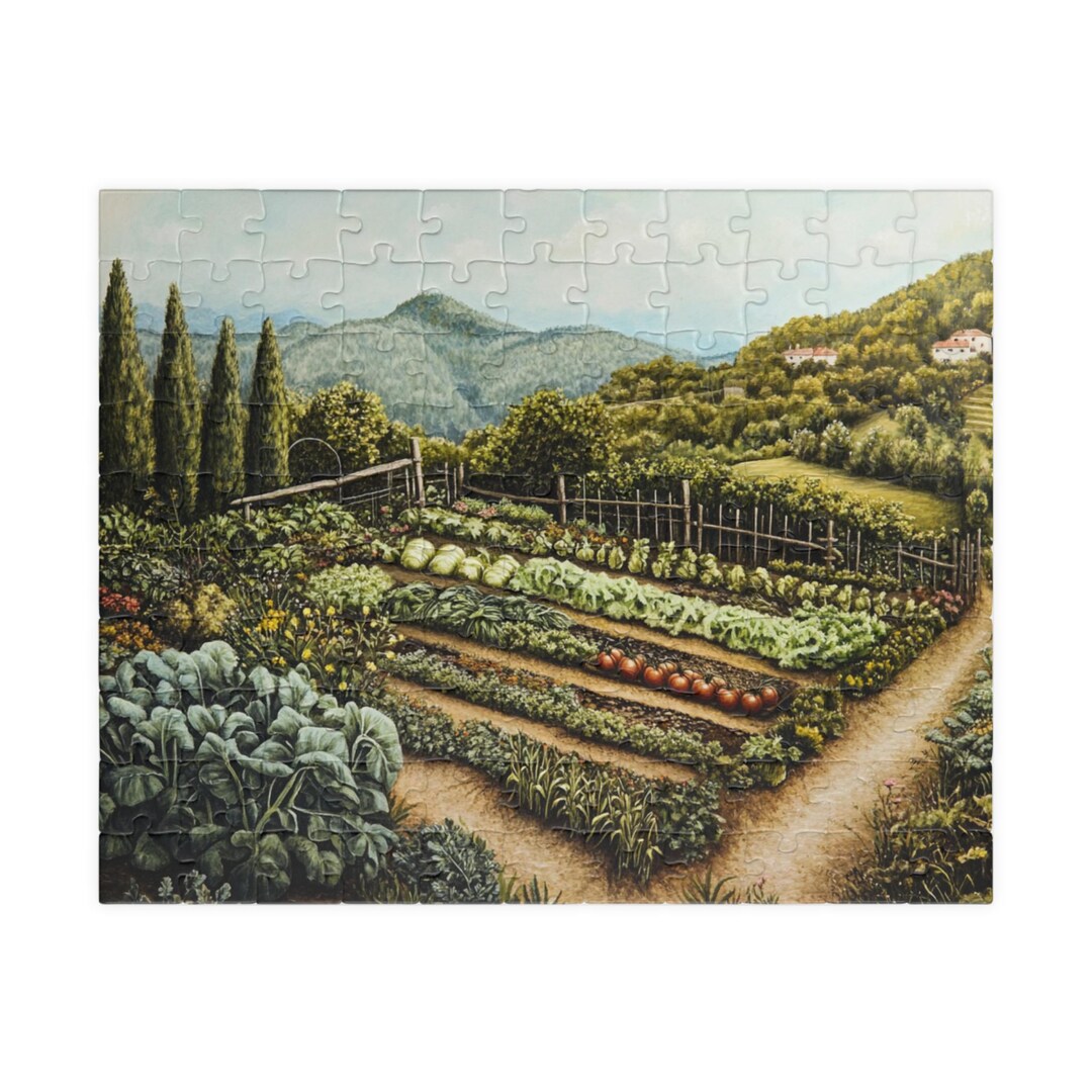 Vegetable Garden Puzzle (110, 252, 520, 1014-piece) Garden Jigsaw ...