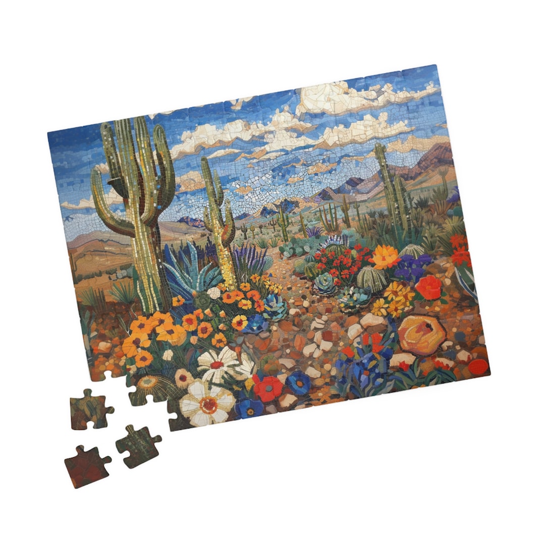 ON SALE, Arizona Desert Flower Puzzle (110, 252, 520, 1014-piece ...