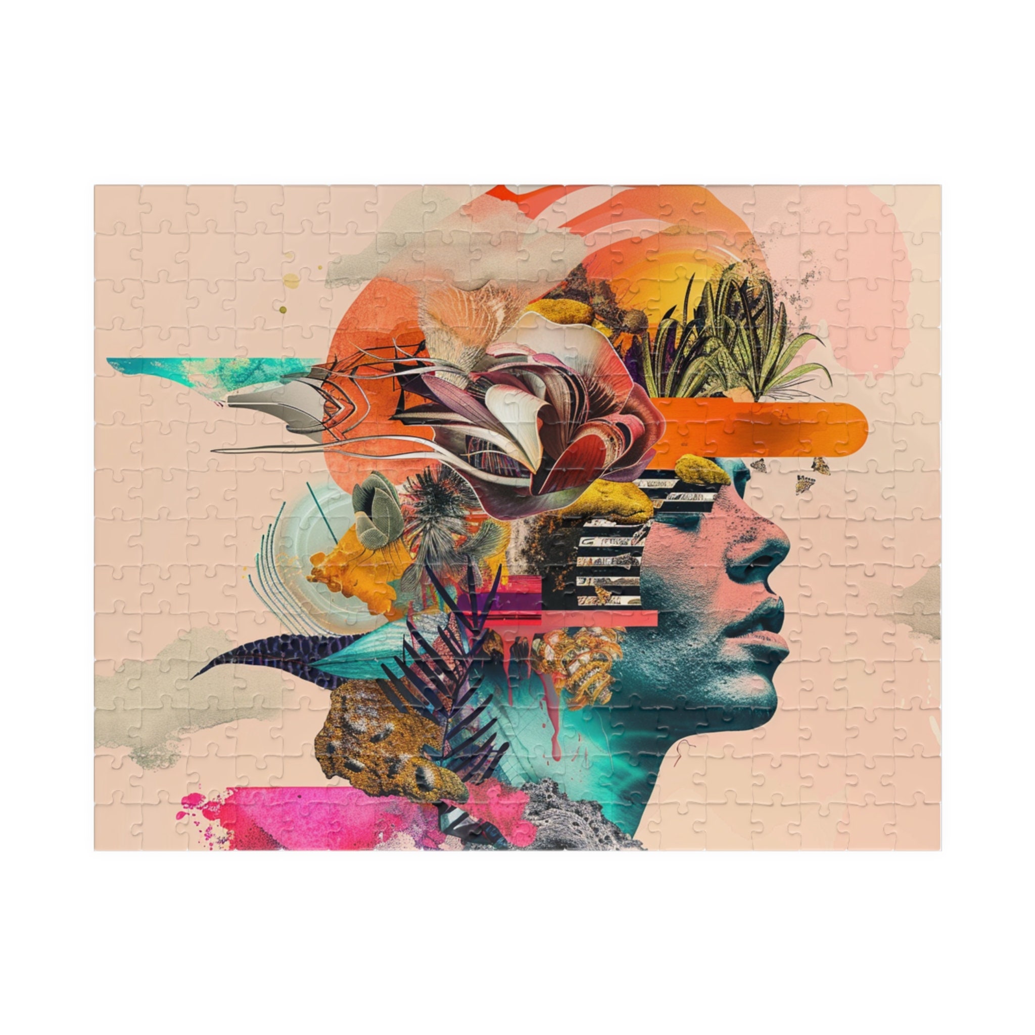 Abstract Face Puzzle 110, 252, 520, 1014-piece - Etsy