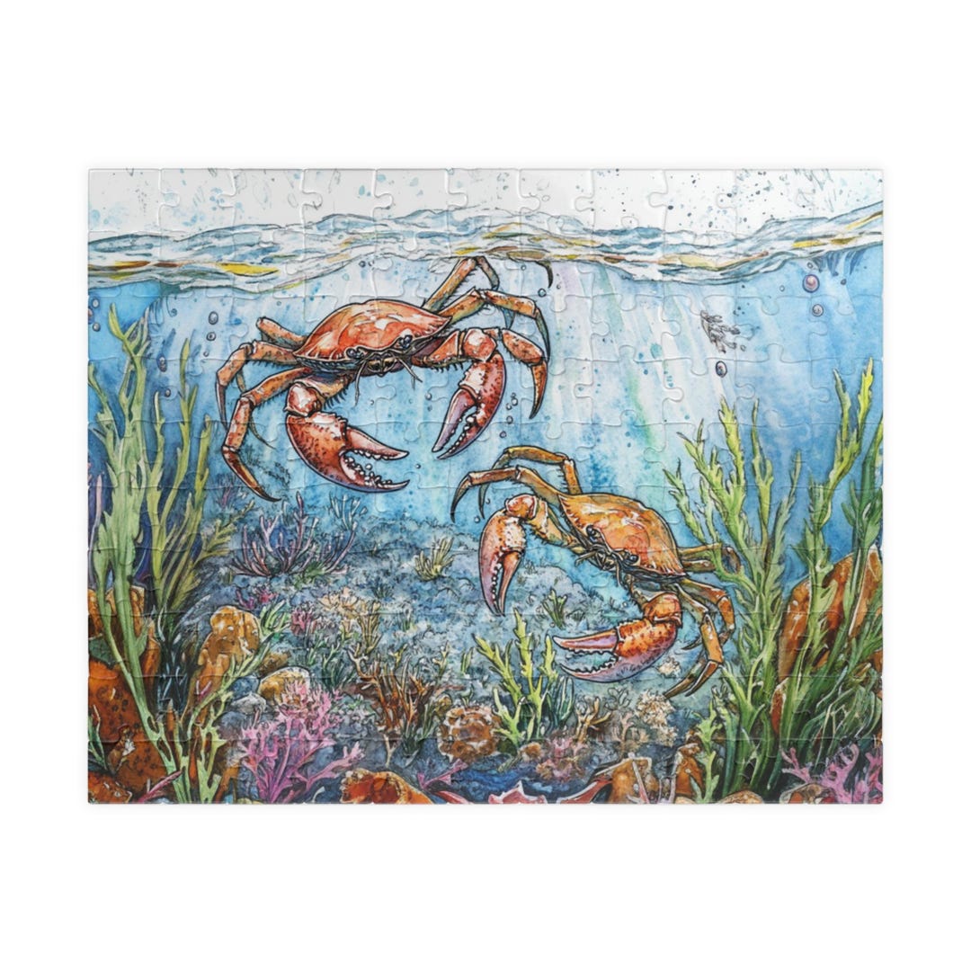ON SALE, Crabs Swimming Puzzle (110, 252, 520, 1014-piece), Animal ...