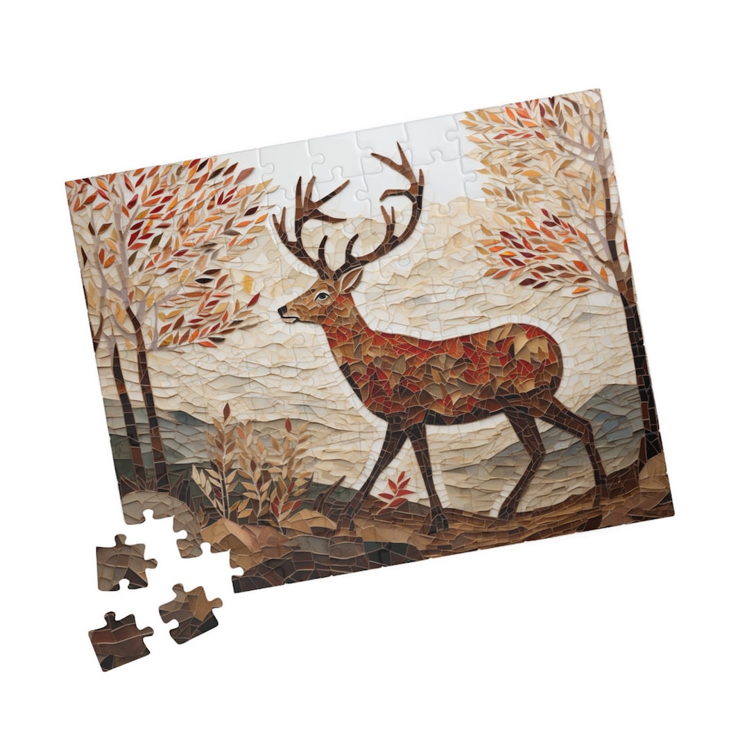 Deer Puzzle 110, 252, 520, 1014-piece Animal Puzzle, Adult Puzzle ...