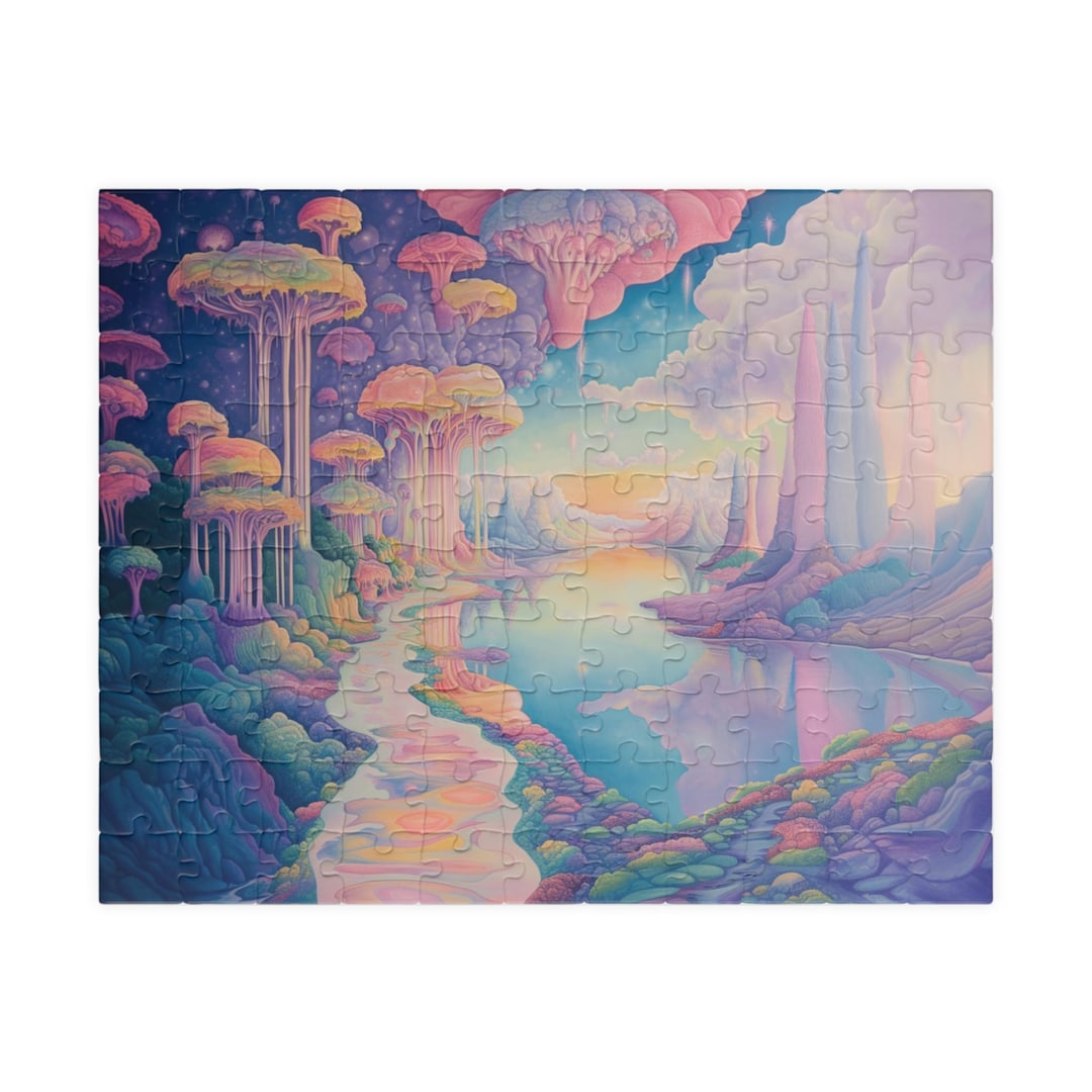 ON SALE Pastel Dreamscape Landscape Puzzle (110 252 520 1014-piece ...