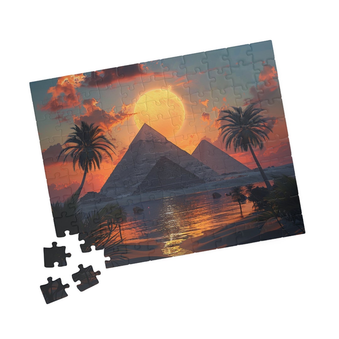 Pyramid of Giza Puzzle 110, 252, 520, 1014-piece - Etsy