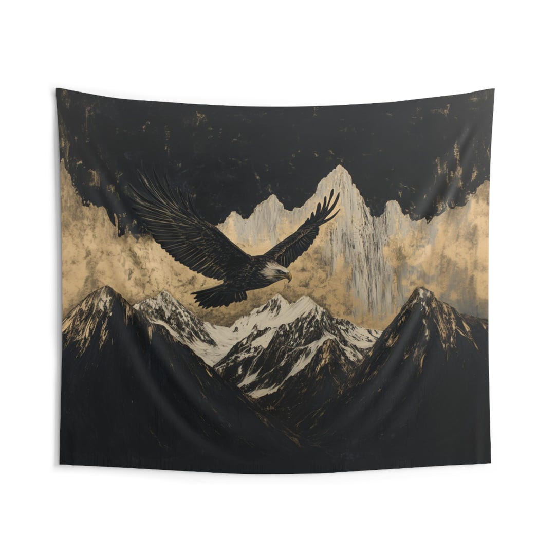 ON SALE, Eagle by Mountain Indoor Wall Tapestries - Etsy