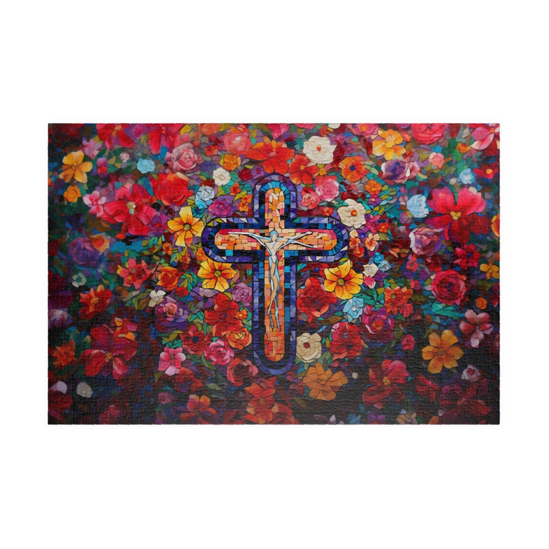 Jesus Crusifiction Puzzle 110, 252, 520, 1014-piece Religious Puzzles ...