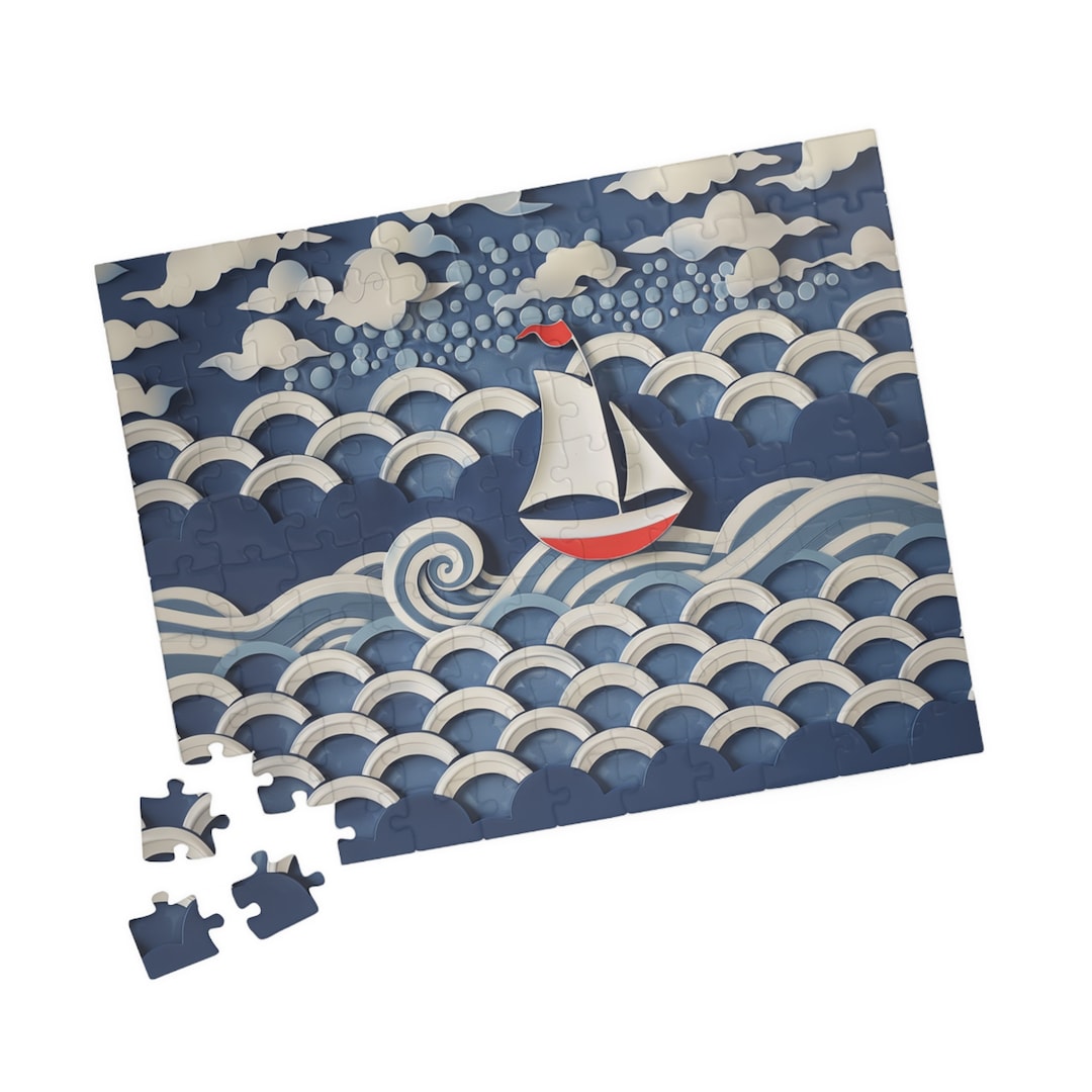Sailboat Puzzle 110, 252, 520, 1014-piece Nautical Sailing, Jigsaw ...