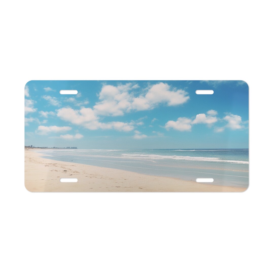 Beach Vanity Plate, Ocean, Lake, Sand, Nature - Etsy