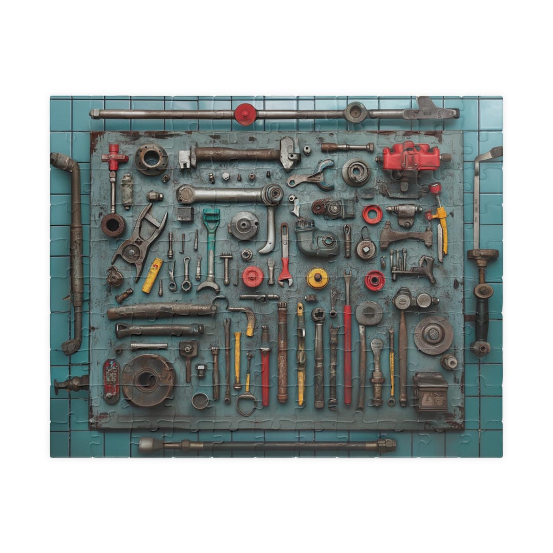 Plumbing Tools Puzzle (110, 252, 520, 1014-piece) Plumber Puzzle ...