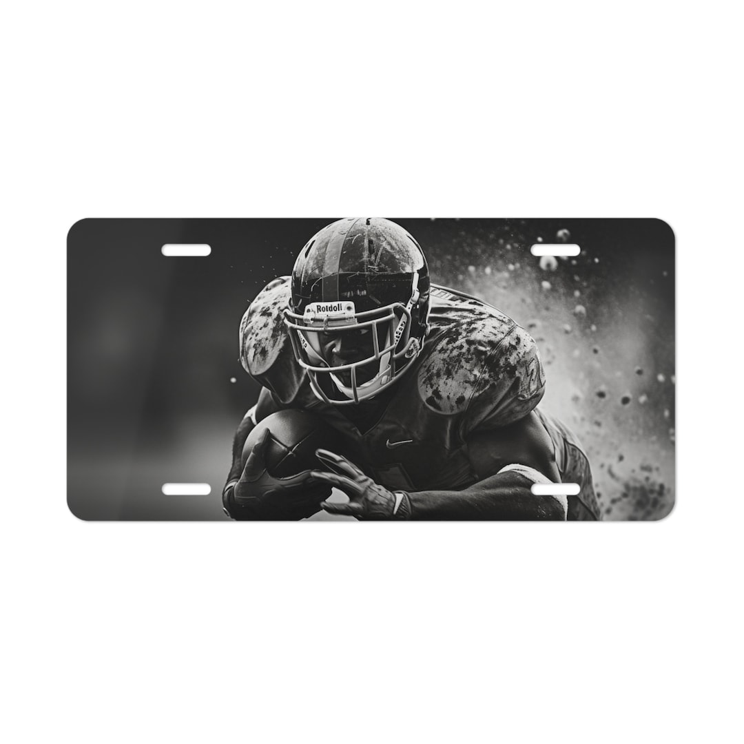 Football License Plate, Vanity Plate - Etsy