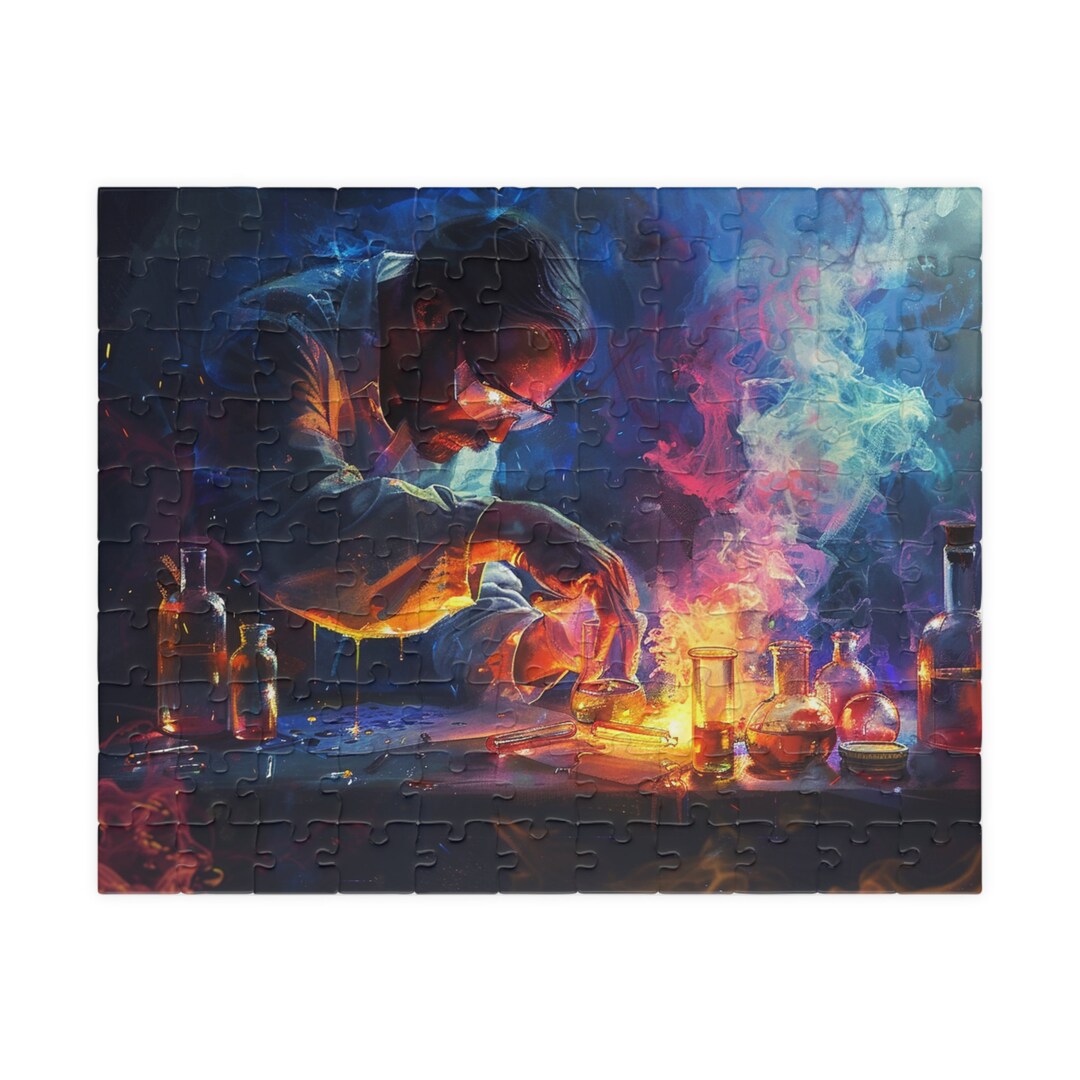 Scientist Painting Puzzle 110, 252, 520, 1014-piece - Etsy