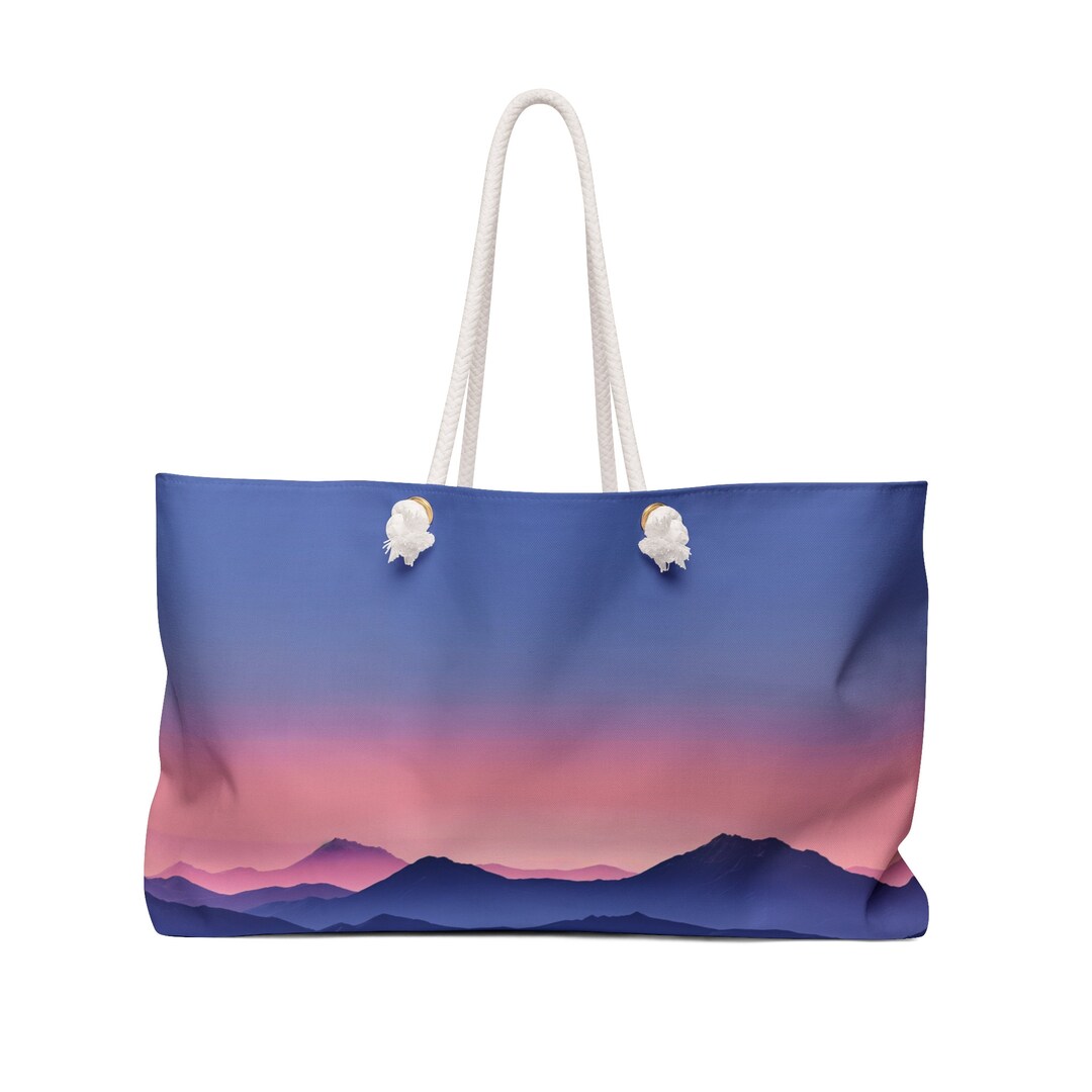 Purple Pink Gradient Weekender Bag - Etsy