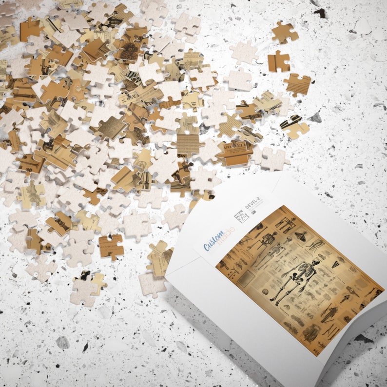 Skeleton Anatomy Puzzle 110, 252, 520, 1014-piece, Medical, Jigsaw ...