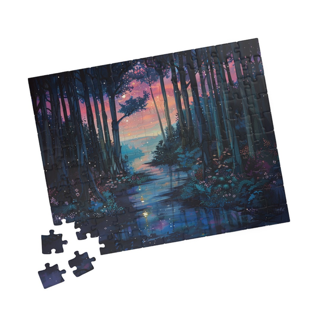 Ethereal Forest Puzzle (110 252 520 1014-piece) Jigsaw Puzzle Brain ...