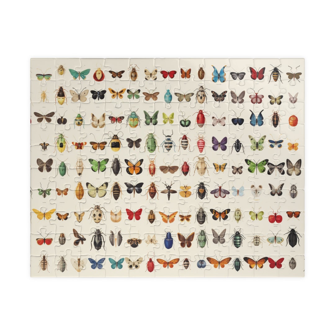 Bug Puzzle 110, 520-piece, Educational Puzzle, Types of Bugs, Science ...