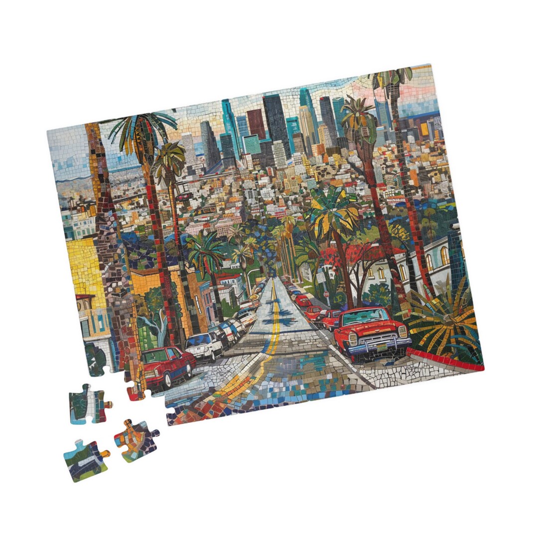 Los Angeles Jigsaw Puzzle: Cityscape Brain Teaser (110-1014 Piece ...
