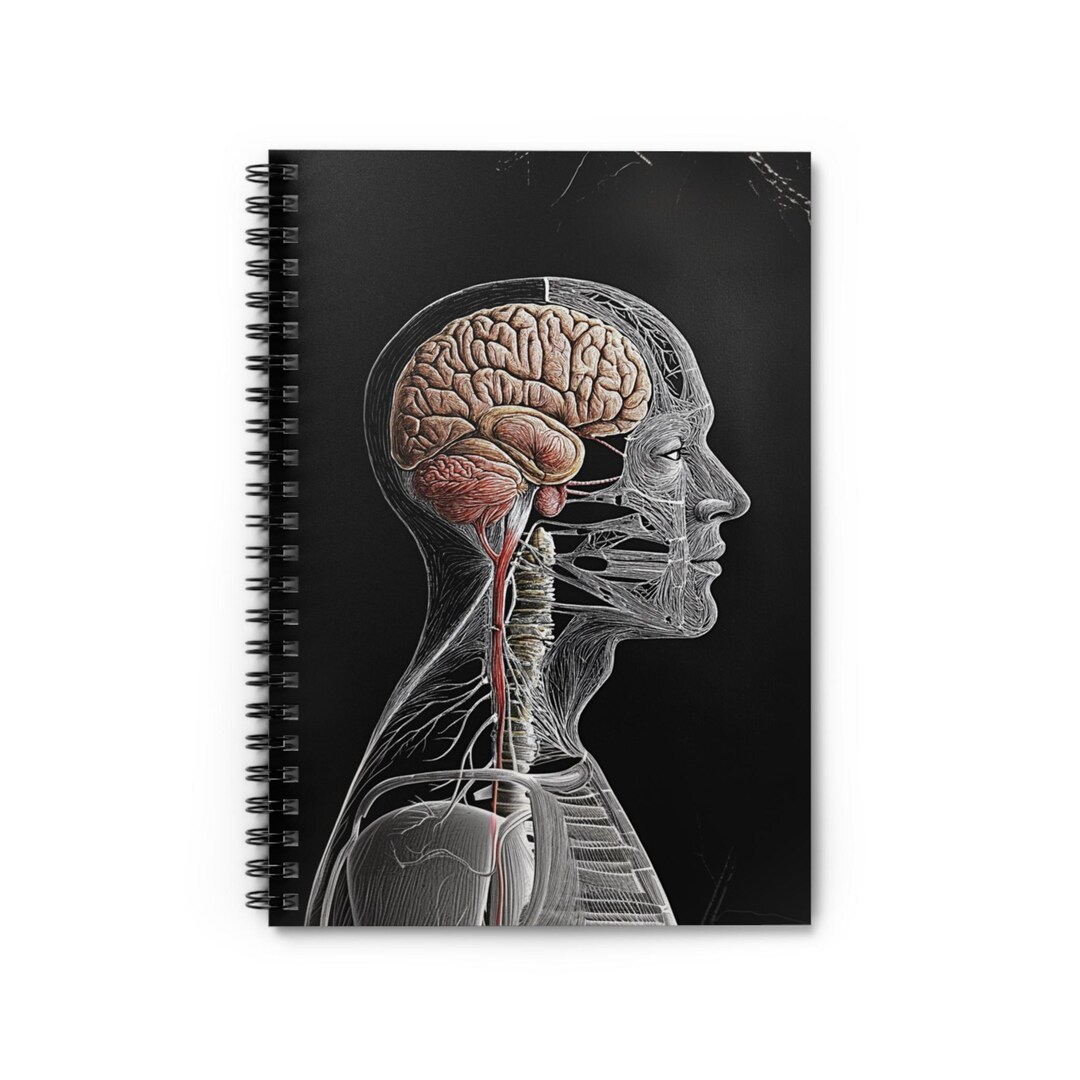 Anatomy Spiral Notebook - Ruled Line, Medical Notebook, Doctor Notebook ...