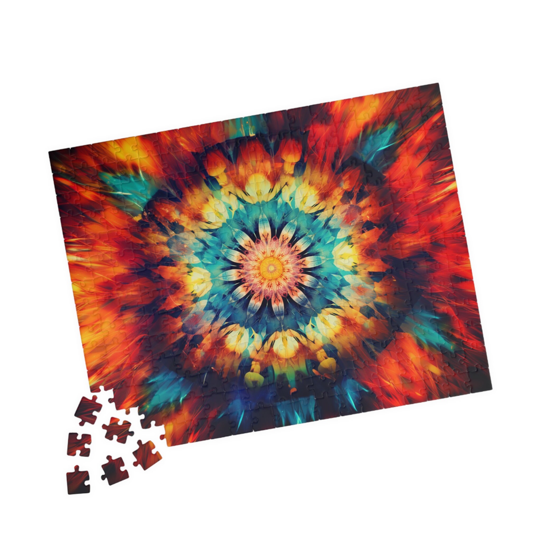 Kaleidoscope Puzzle 110, 252, 520, 1014-piece Colorful Puzzle, Jigsaw ...