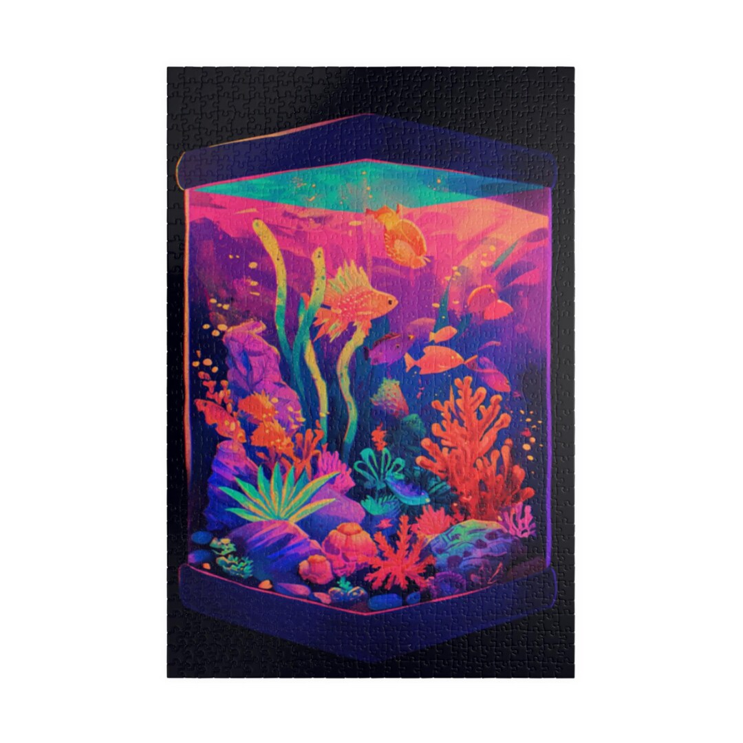 Fish Tank Jigsaw Puzzle: Glossy Finish 110-1014 Pieces Ocean Animal ...