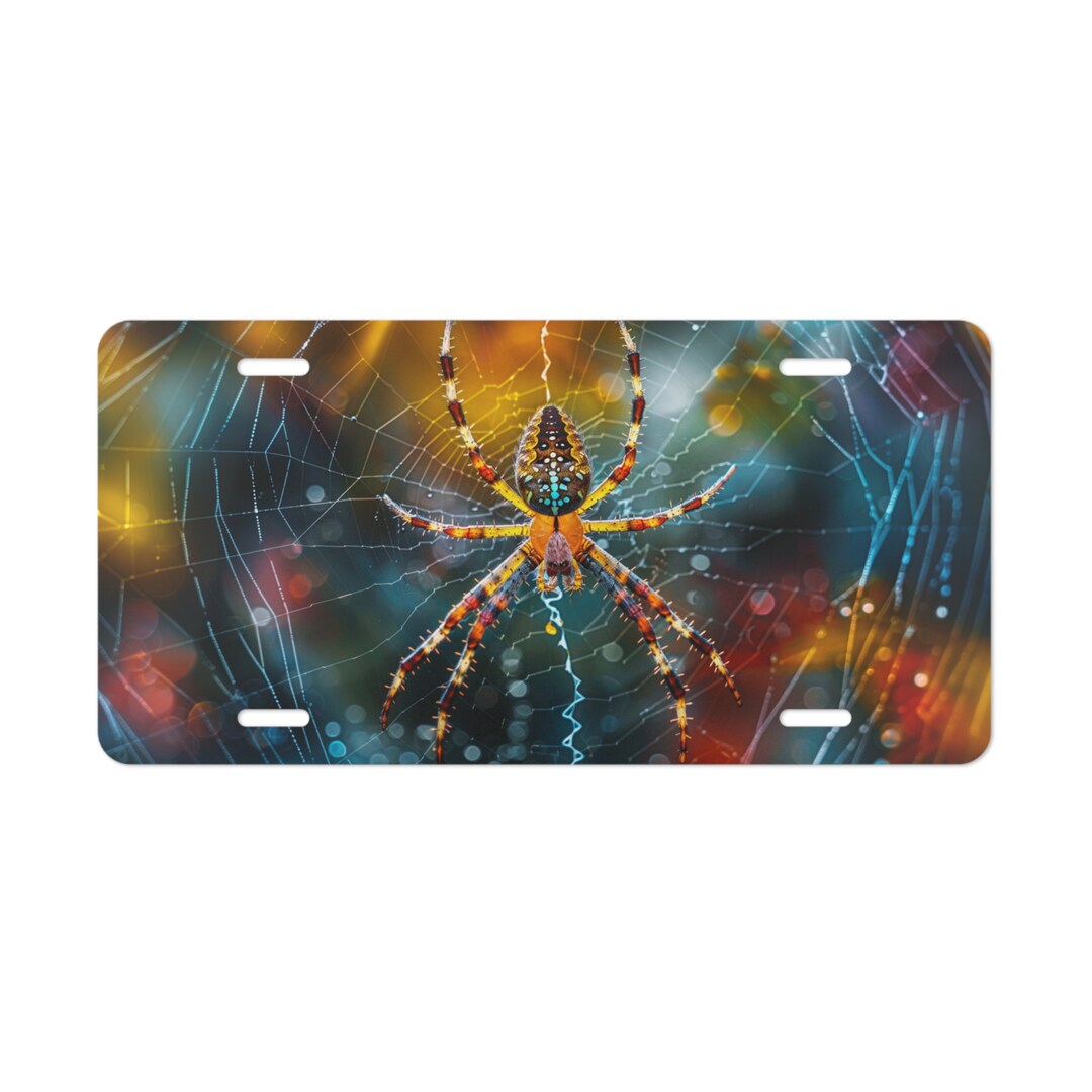 ON SALE Colorful Spider Vanity Plate - Etsy