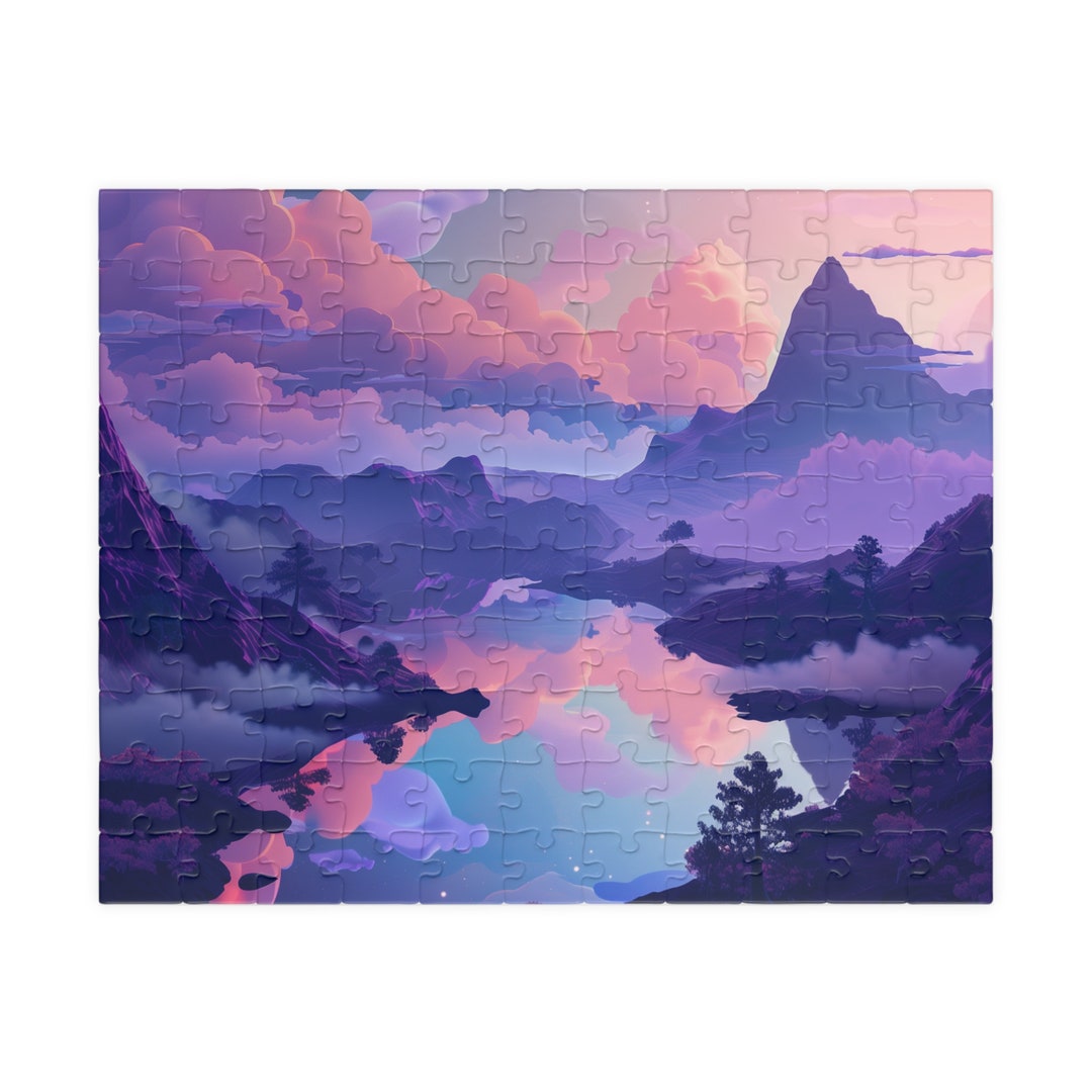Dreamy Mountain Puzzle (110, 252, 520, 1014-piece), Jigsaw Puzzle ...