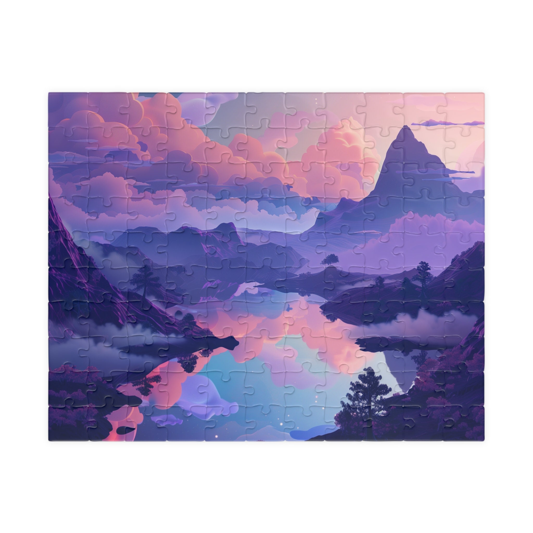 Dreamy Mountain Puzzle 110, 252, 520, 1014-piece - Etsy