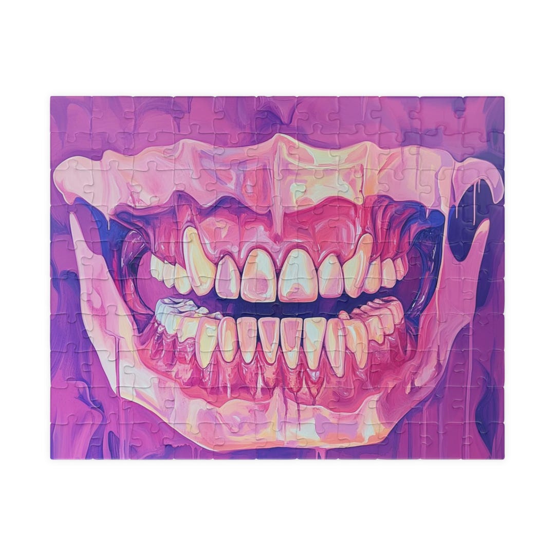 ON SALE, Teeth Puzzle (110, 252, 520, 1014-piece) Anatomy Puzzle - Etsy