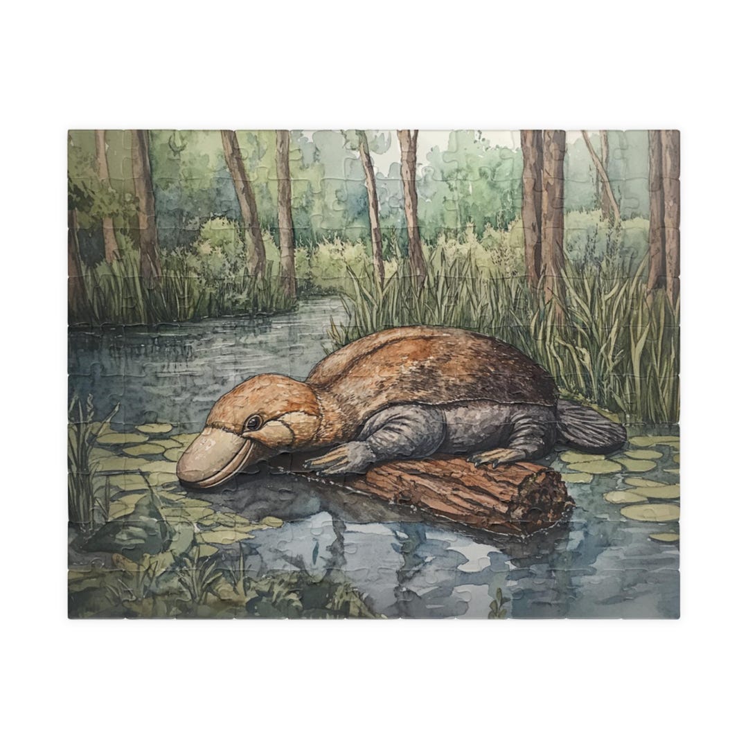 Smiling Platypus Jigsaw Puzzle: Brain Teaser (110-1014 Piece Options ...
