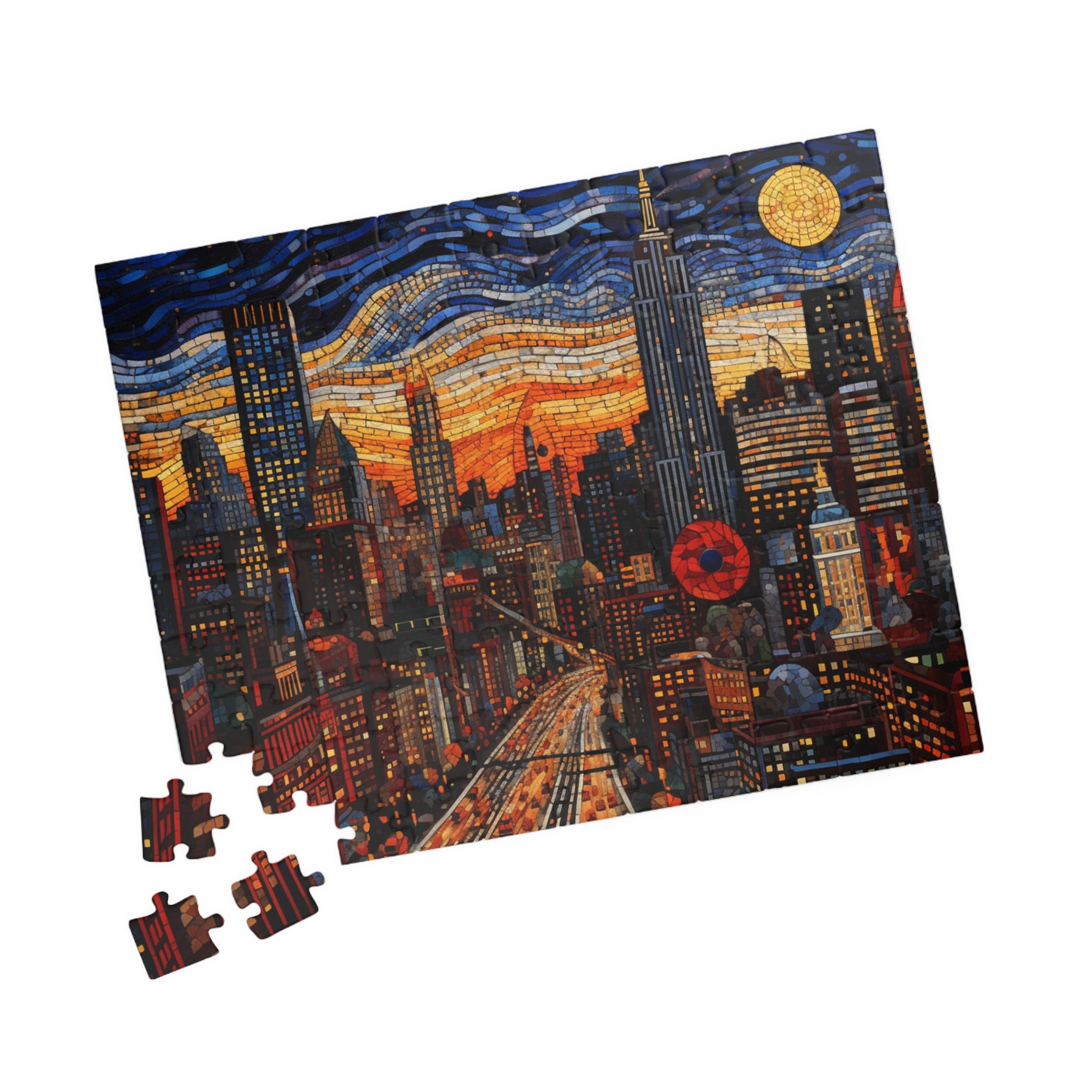 New York City Puzzle 110, 252, 520, 1014-piece Cityscape, Jigsaw Puzzle ...