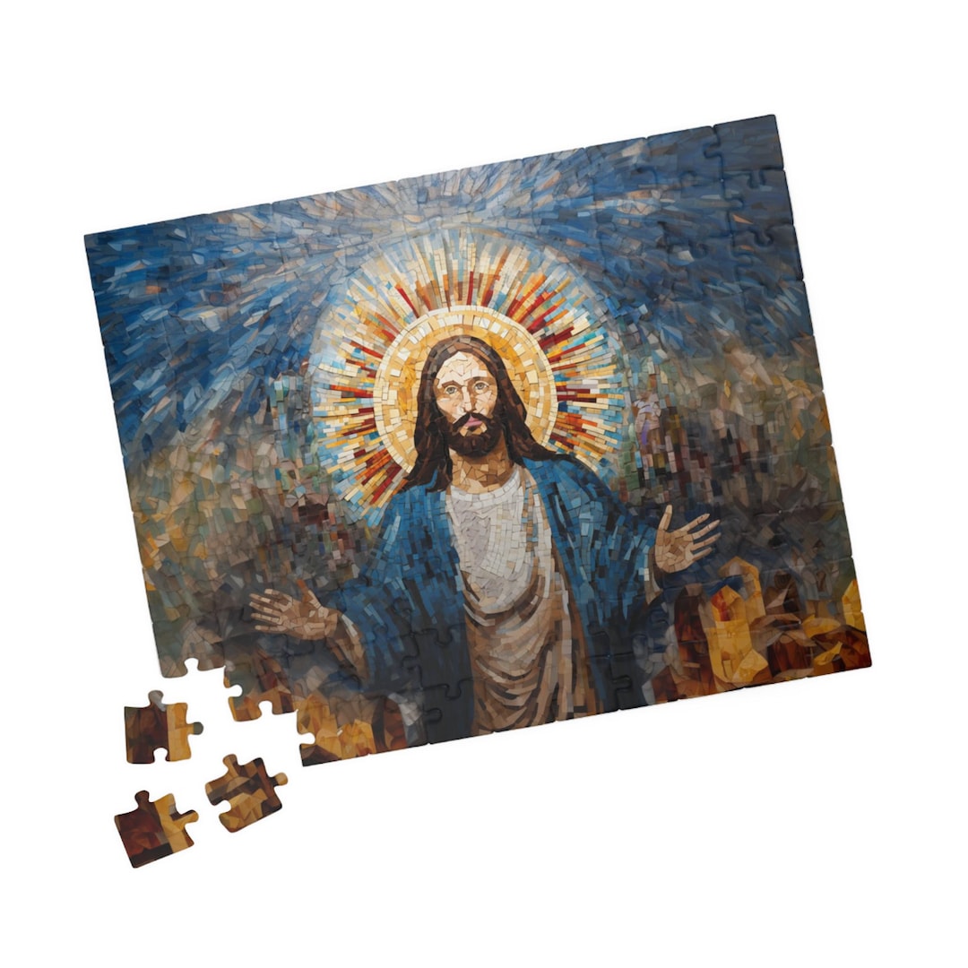 Jesus Puzzle: Religious Jigsaw Puzzle (110-1014 Piece Options) - Etsy