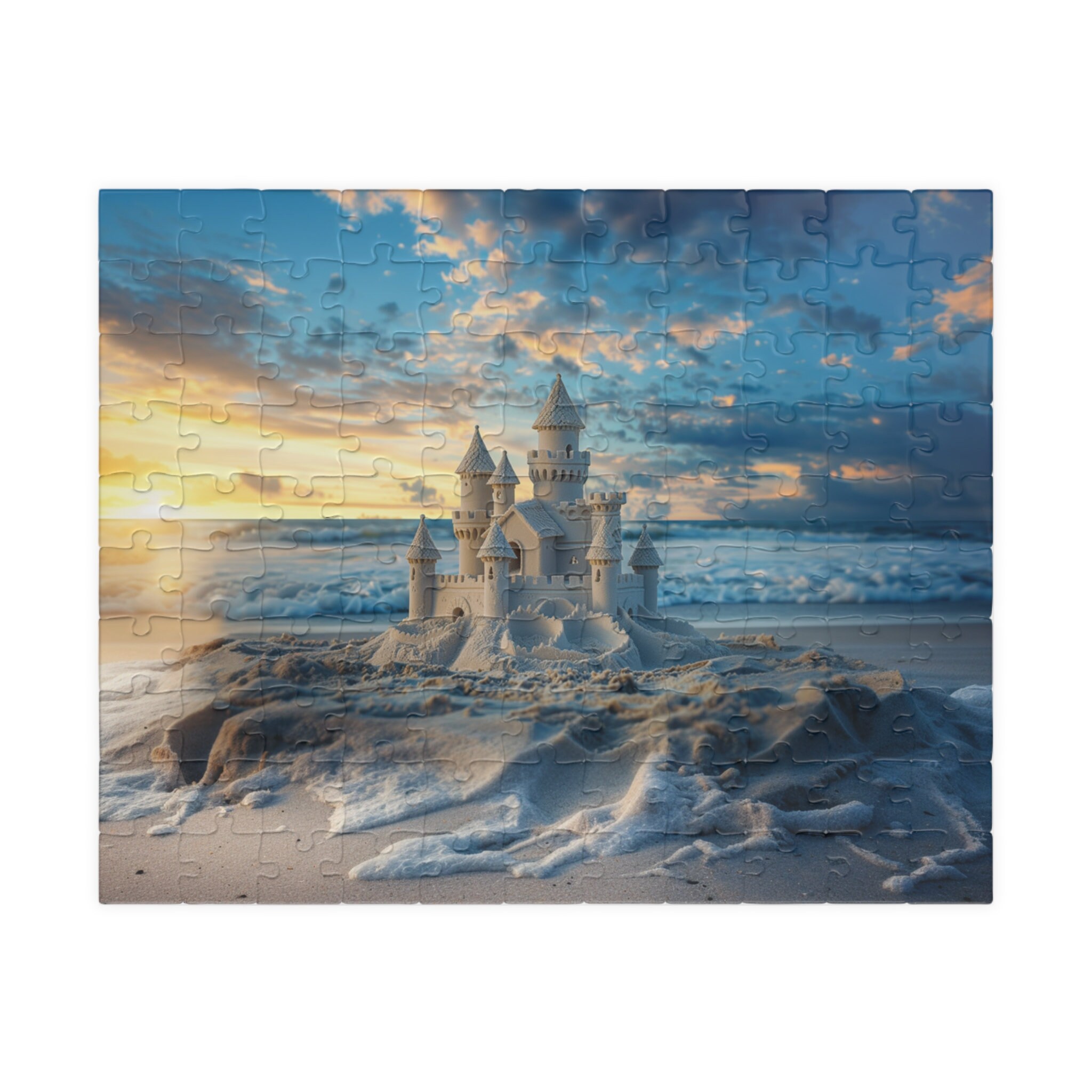 Sand Castle Beach Puzzle 110, 252, 520, 1014-piece, Jigsaw Puzzle ...