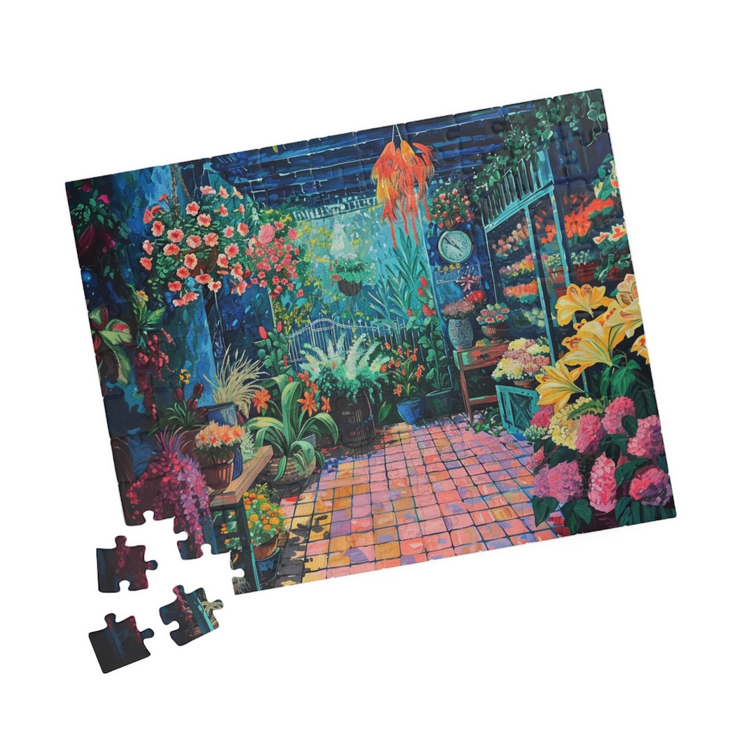 Plant Store Florist Puzzle 110, 252, 520, 1014-piece, Jigsaw Puzzle ...
