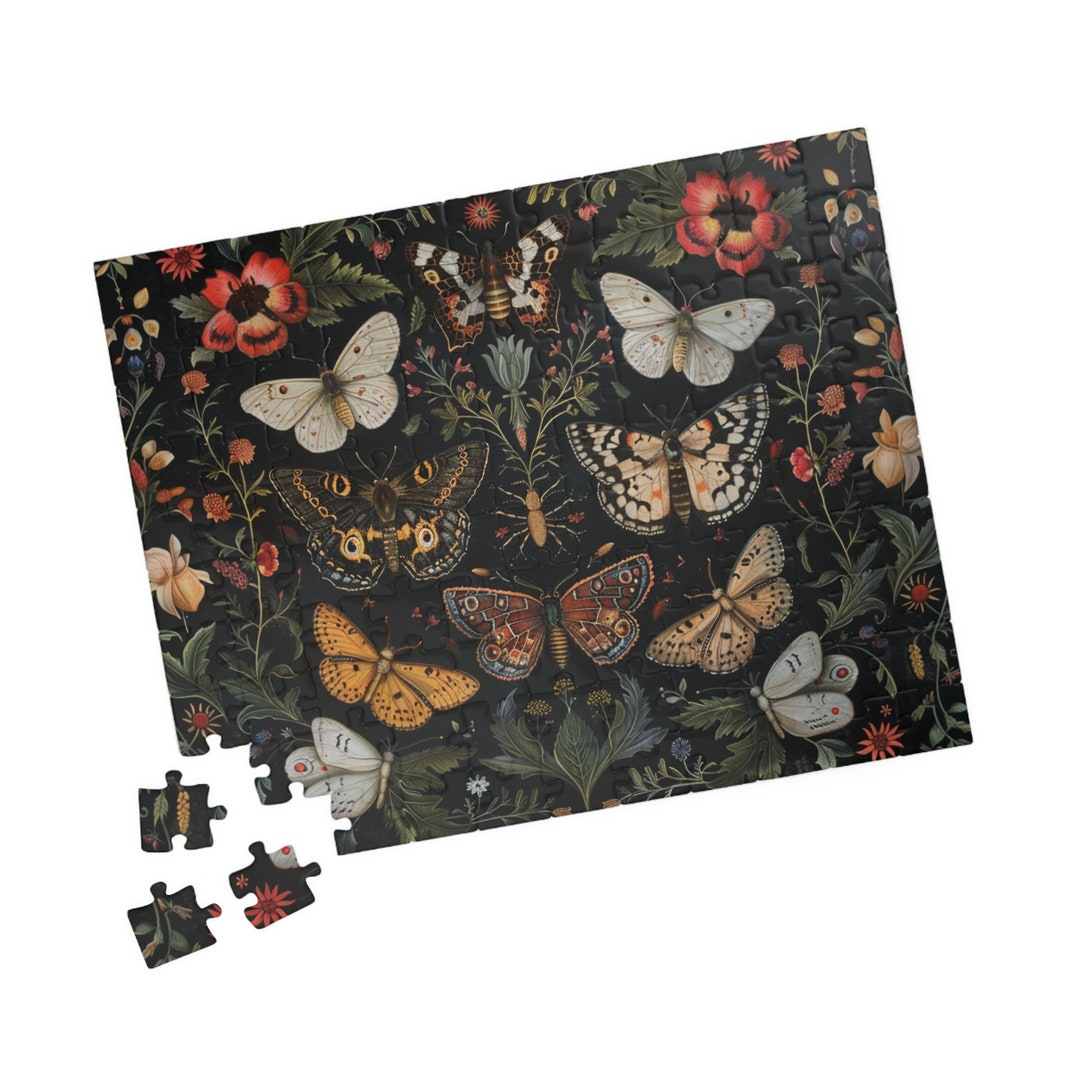 ON SALE Butterflies Moths Puzzle (110 252 520 1014-piece) Jigsaw Puzzle ...