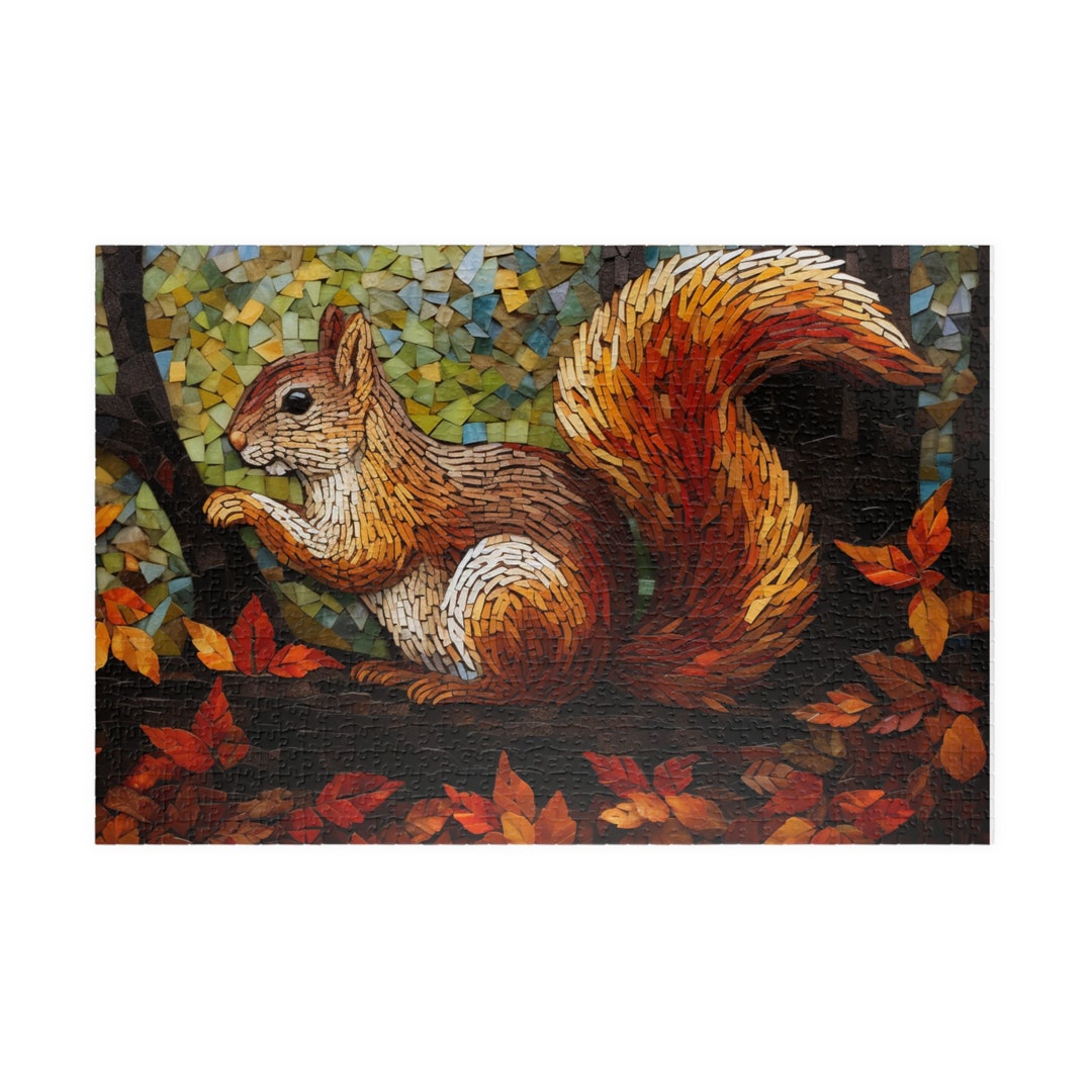 Squirrel Puzzle 110, 252, 520, 1014-piece, Animal Puzzle, Adult Puzzle ...