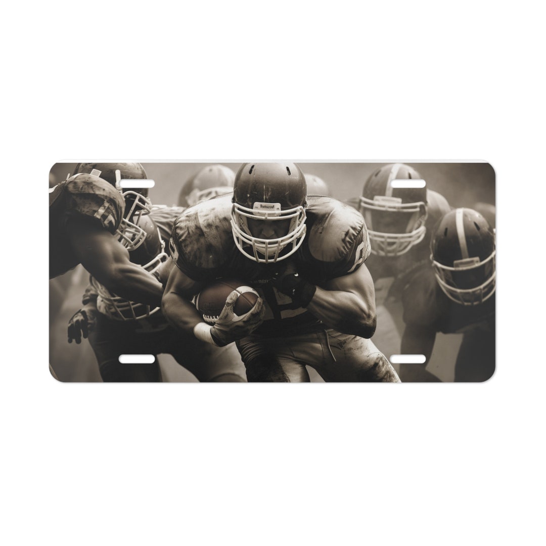 Football License Plate, Vanity Plate - Etsy